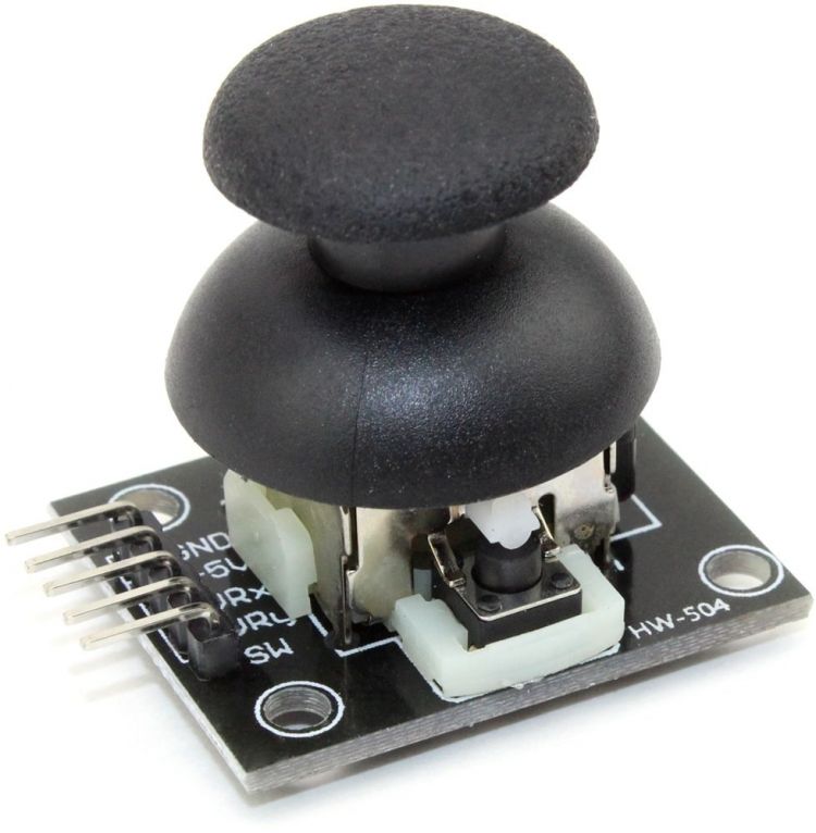 HW-504 -модуль джойстика (2-осевой аналоговый+кнопка)